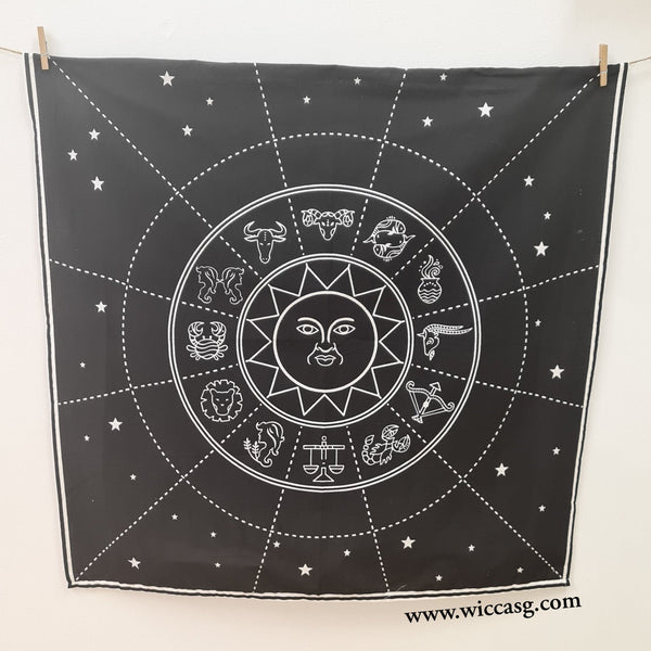 Astrology Altar Cloth - Little Wiccan Witchcraft Shop